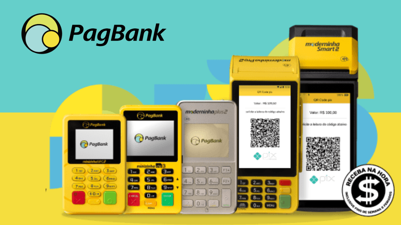 Maquininha PagBank - As Menores Taxas do Mercado - Parceiro das Maquininhas